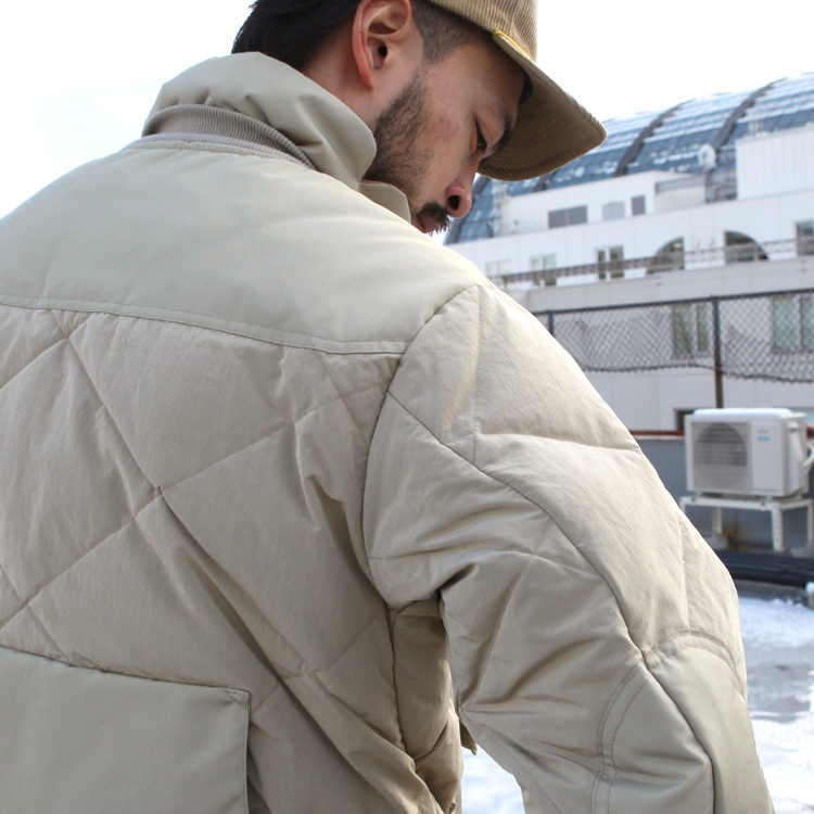 norbit FIELD DOWN SHORT JACKET | Brownfloor clothing